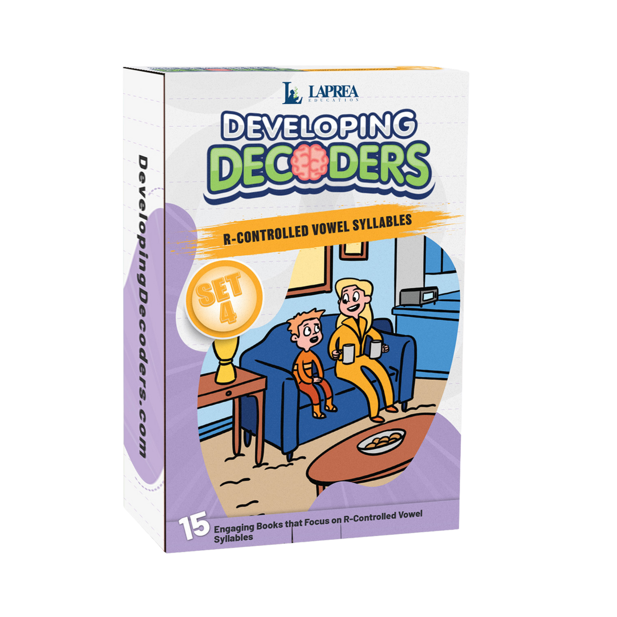 Developing Decoders Purple Collection Set 4: R-Controlled Vowels (VR) — Laprea Education